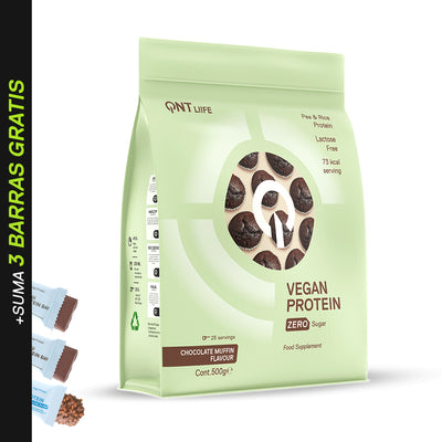 Proteína Vegana Sin Azúcar 500 grs – QNT Chile